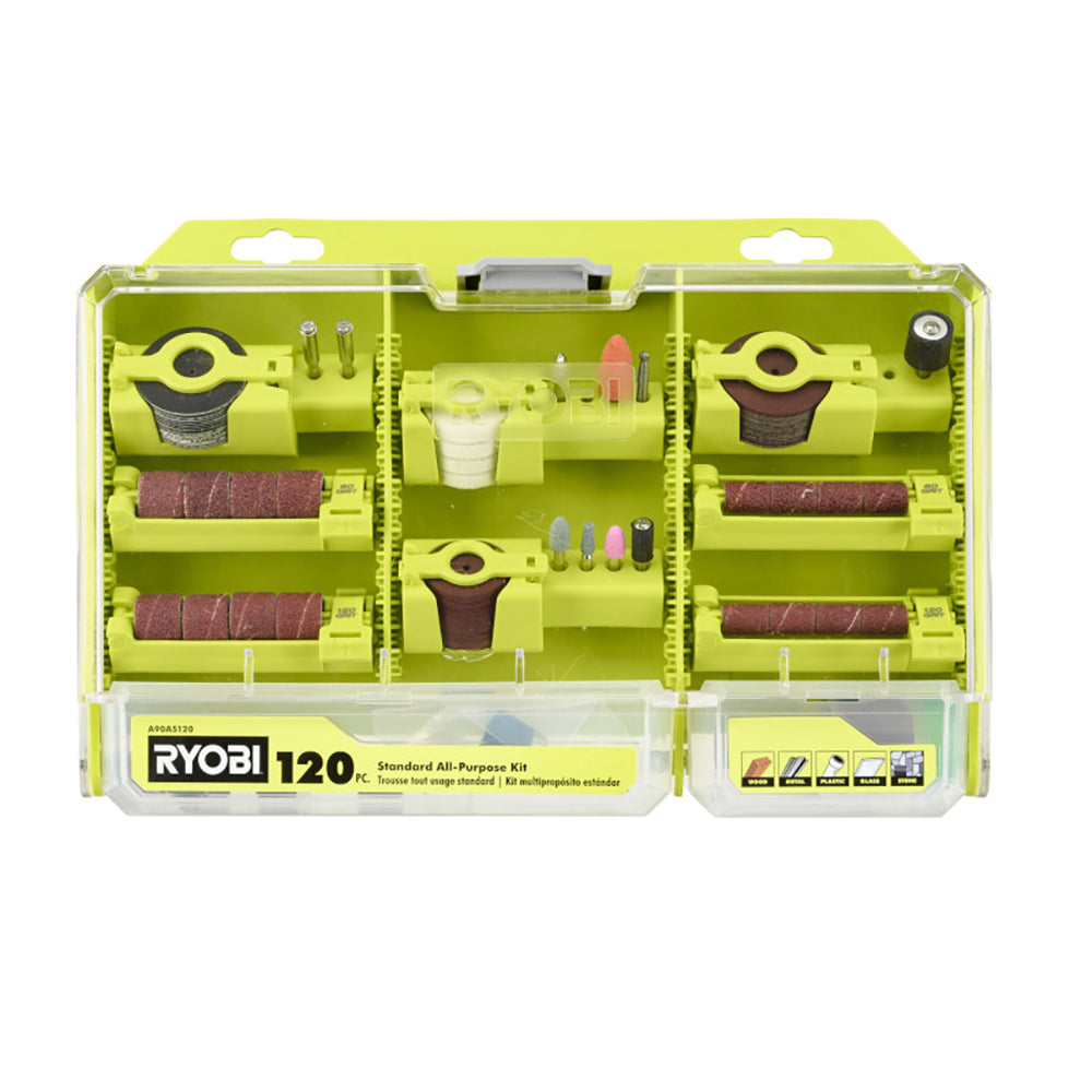 KIT MULTIUSOS ESTÁNDAR DE 120 PIEZAS – RYOBI Tools México